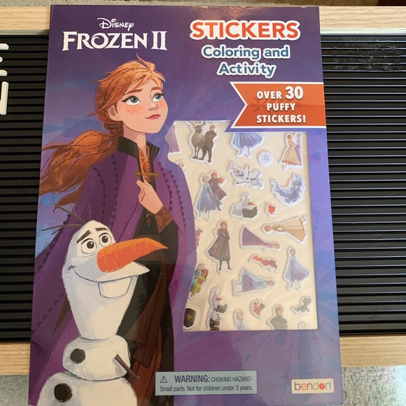 Disney | Toys | 25 Frozen Ii 2 Little Golden Books Stickers Coloring ...